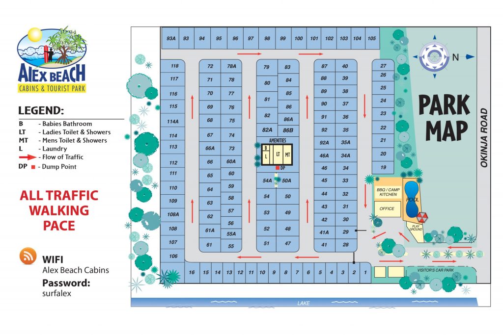 Location - Alex Beach Cabins & Tourist Park
